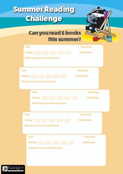 Summer Reading Challenge - 5 Books (summer-reading-challenge-5 ...