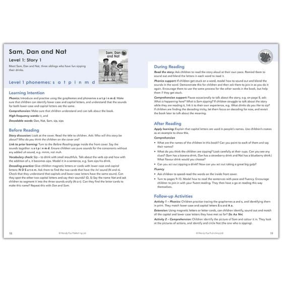 Red Squirrel Teachers' Book Levels 1-3 (N959500W) | Badger Learning