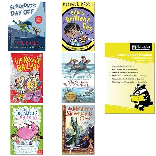 Enjoy Guided Reading KS2 Book Bands: Year 3 Lime, Brown & Grey Complete ...
