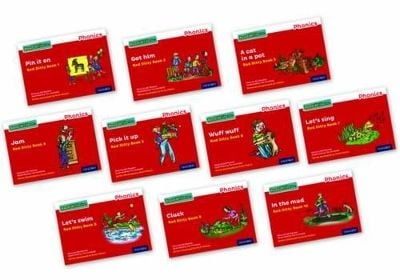 Read Write Inc. Phonics Red Ditty books: Pack of 10 (N952300W) | Badger ...